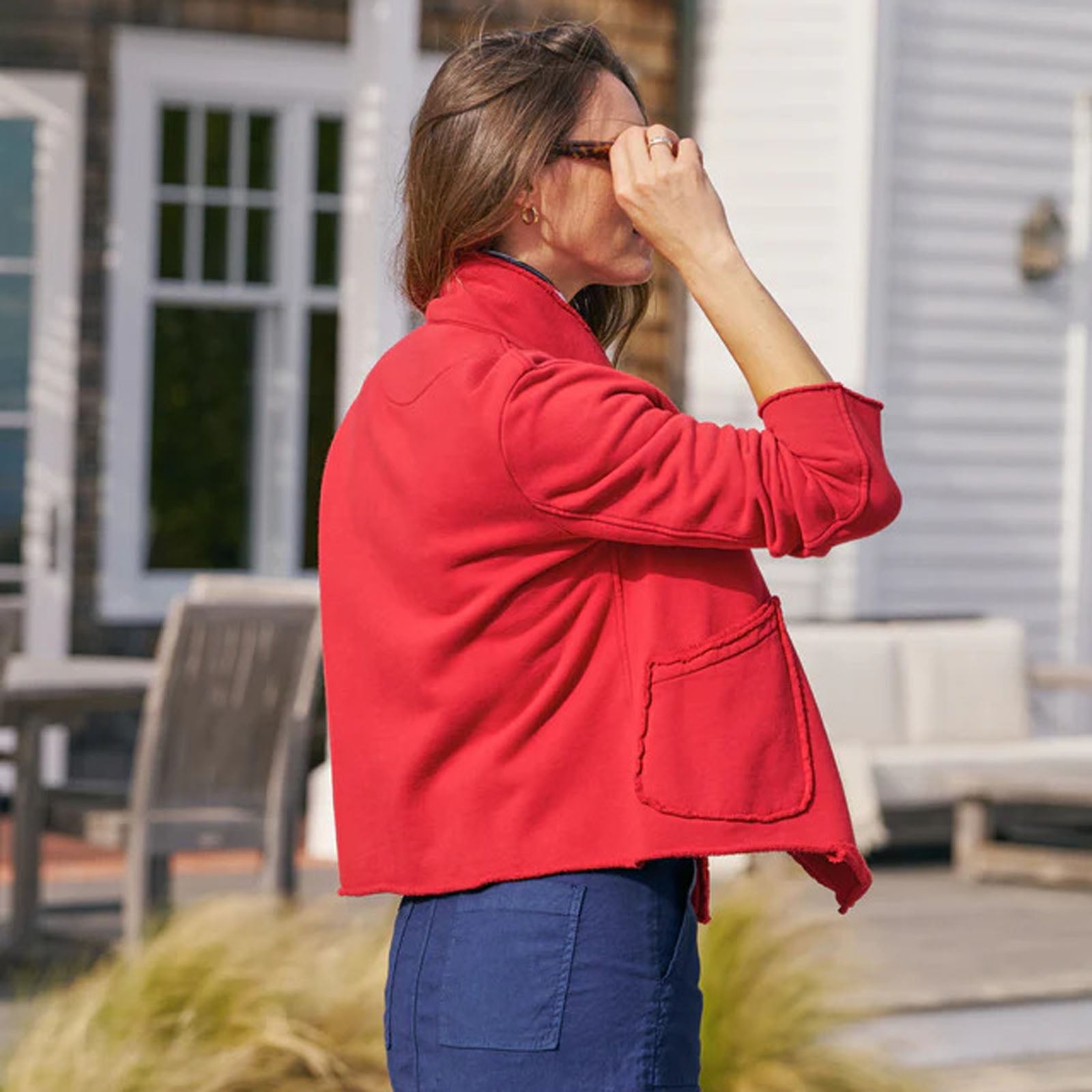 Frank & Eileen - Mini Belfast Peacoat in Double Decker Red – Harem & Co